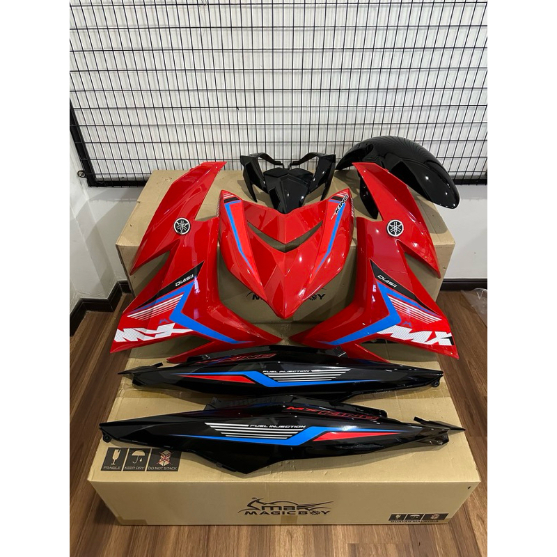 MAGIC BOY COVER SET CUSTOM YAMAHA Y15ZR V2 MX-KING MERAH VIETNAM 2024 ...