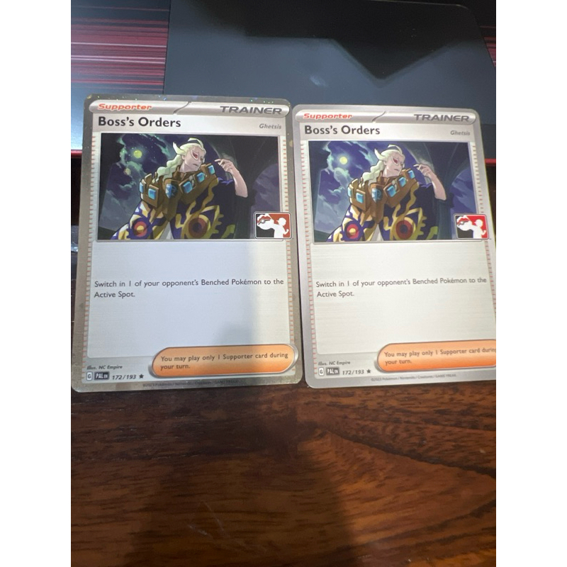 Pokemon tcg - Boss order play stamp promo holo | Shopee Malaysia