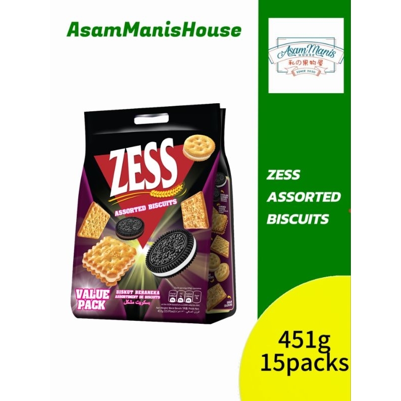 ZESS ASSORTED BISCUITS 415g 15packs | Shopee Malaysia