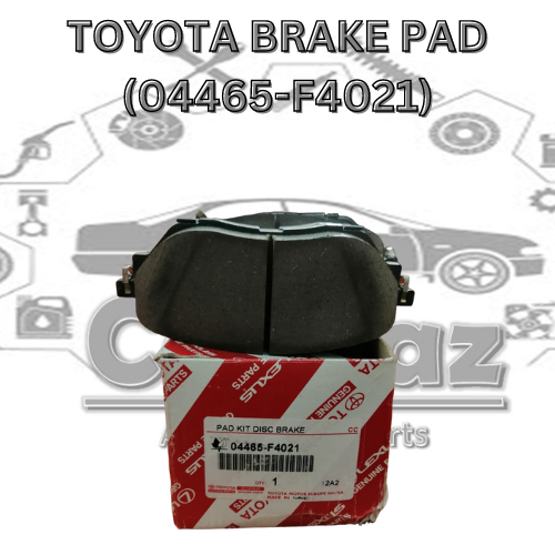 ORIGINAL TOYOTA DISC BRAKE PAD (04465-F4021)TOYOTA CH-R 1.8 ZGX11 ...
