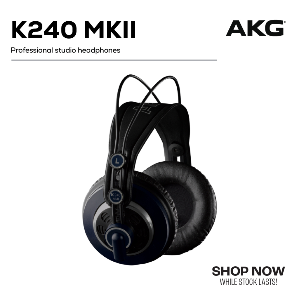 AKG K240 MKII Semi Open Pro Studio Headphones Over Ear Design | Shopee Malaysia
