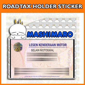 New Roadtax 2024 Sticker Holder - Mashimaro Cartoon | Shopee Malaysia