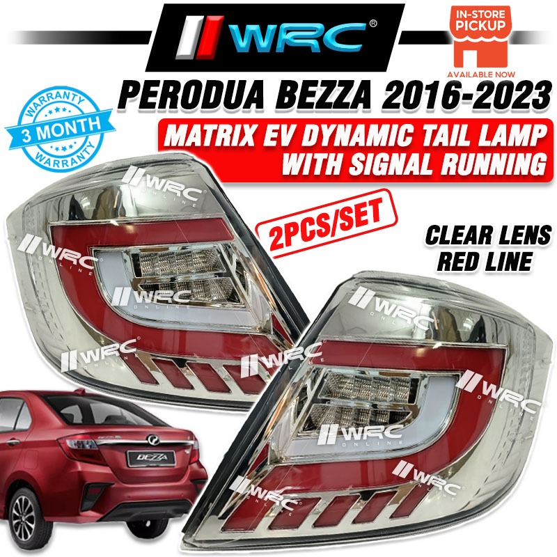 Perodua Bezza 2016 - 2023 ( 1st Batch ) Matrix EV Dynamic Tail Lamp ...