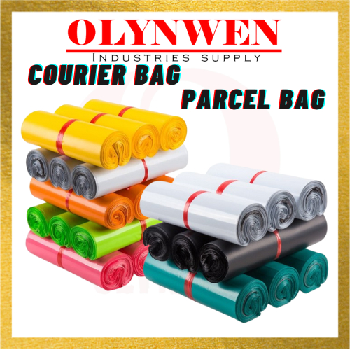 Thick Courier plastic bag / Parcel bag 100pcs Kurier Flyer Flyers ...