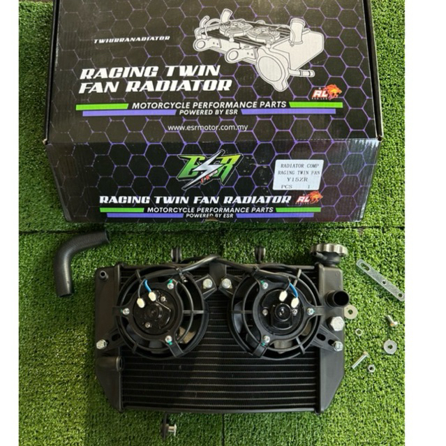 ESR TWIN FAN RADIATOR RACING Y15/LC135 | Shopee Malaysia