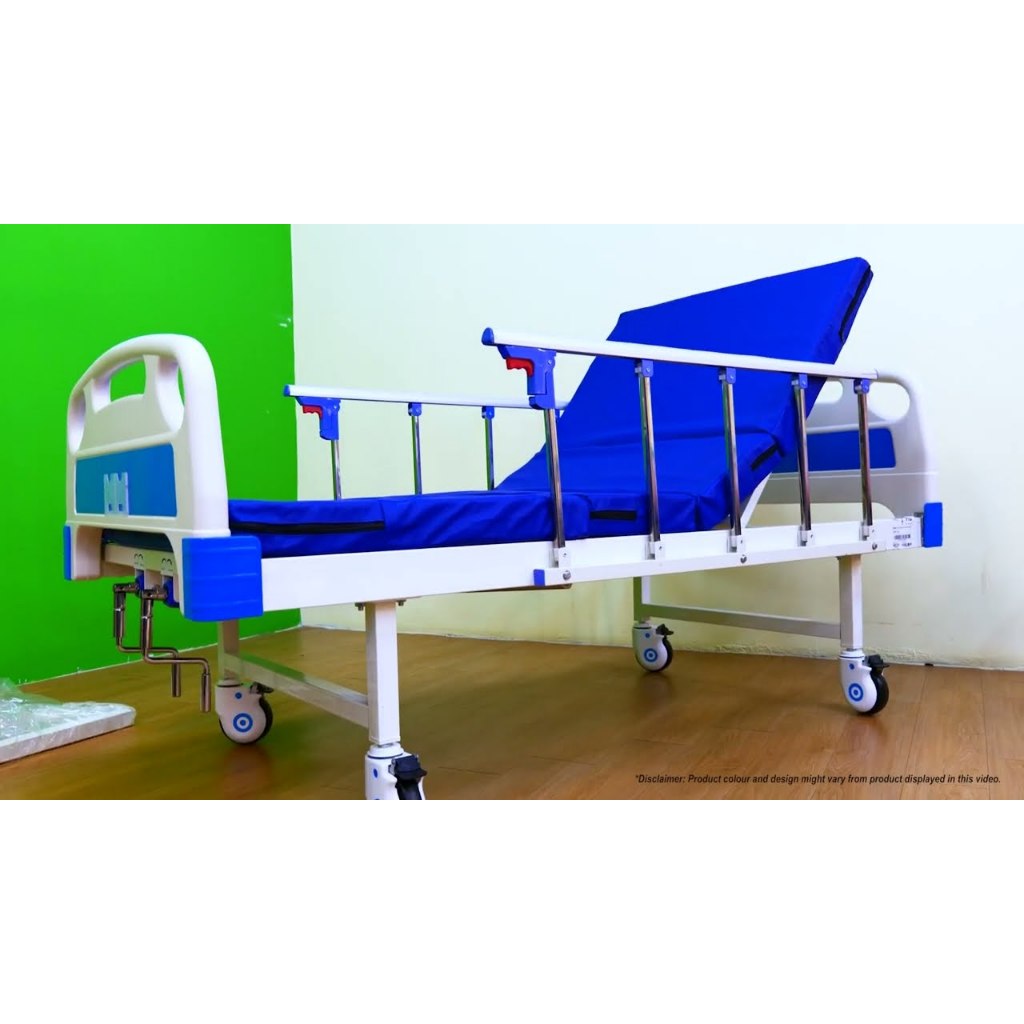 Katil Hospital Manual Two Crank Hospital Bed | Shopee Malaysia