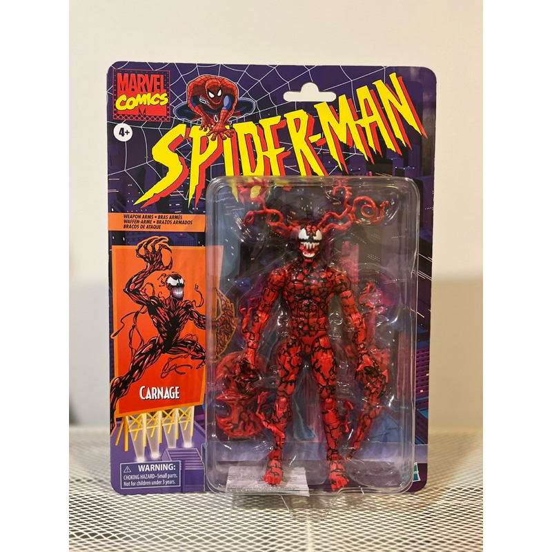 Marvel Legends Comics Retro Carnage 6 Inch Action Figure | Shopee Malaysia