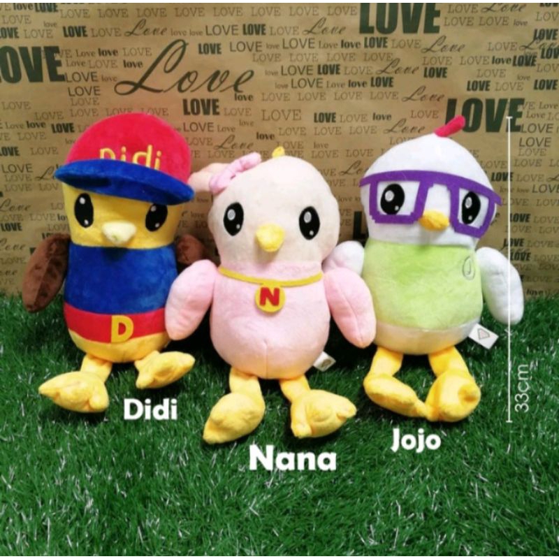 Didi and Friends/ Nana/Jojo/Didi toys/ patung/plush/doll/ budak/anak ...
