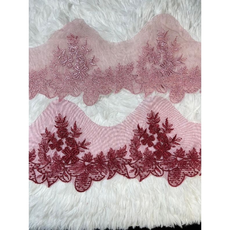Border lace 4"/ lace bunga | Shopee Malaysia