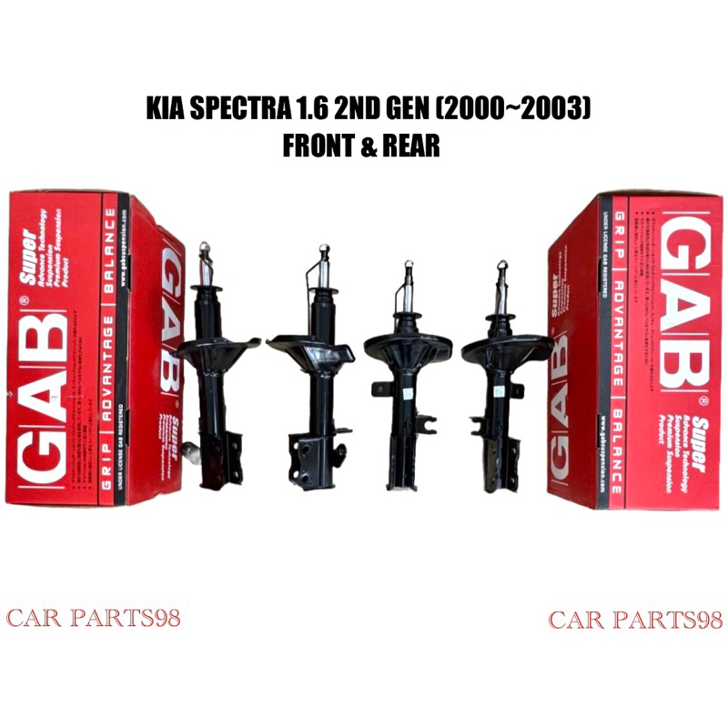 GAB ABSORBER KIA SPECTRA 1.6 2ND GEN (2000~2003) | Shopee Malaysia