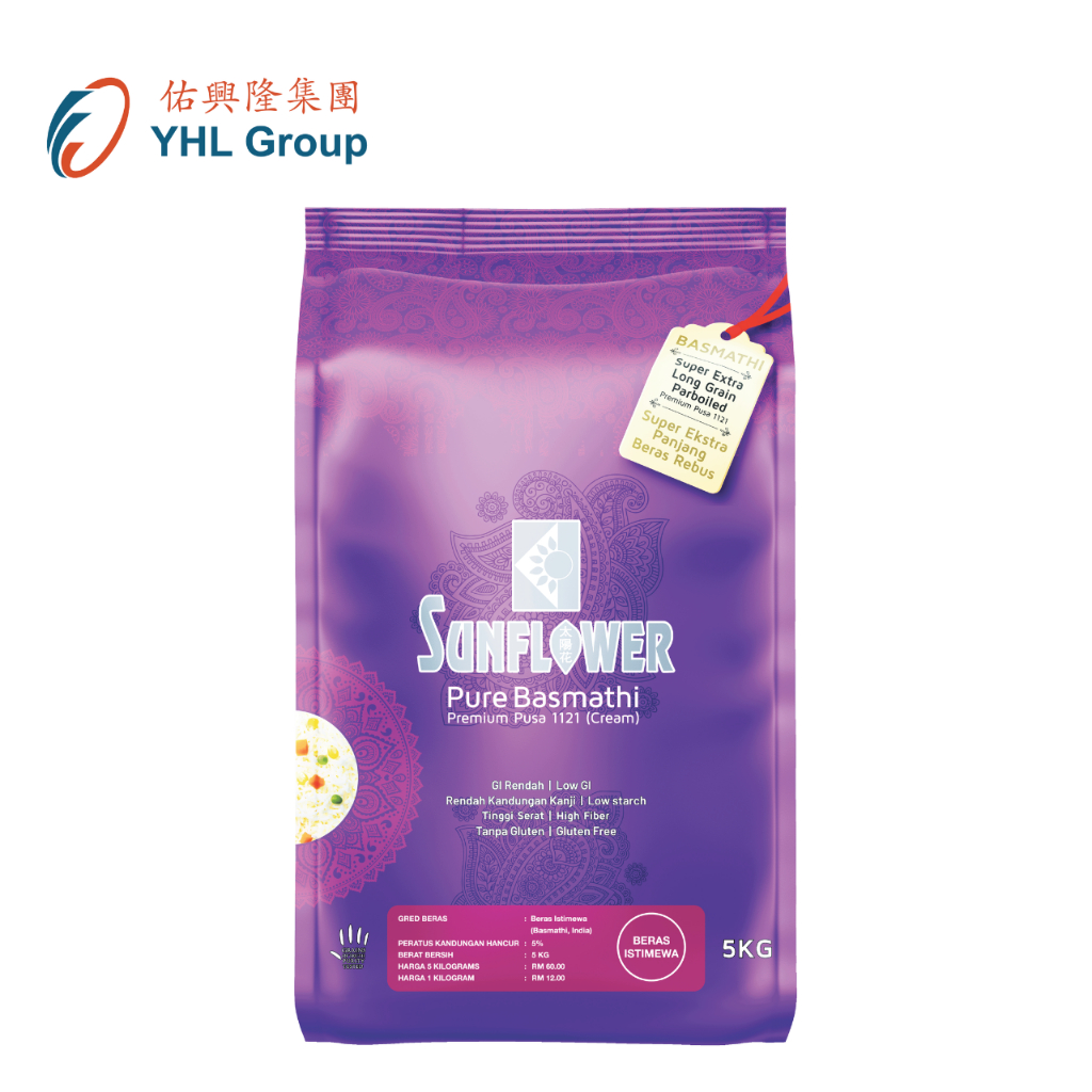 Sunflower Pure Basmathi Premium Pusa 1121 Cream Parboiled (5kg ...