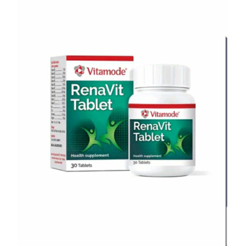 VITAMODE RENAVIT TABLET (HEALTH SUPPLEMENT) 30's (Exp 9/2026) renal ...