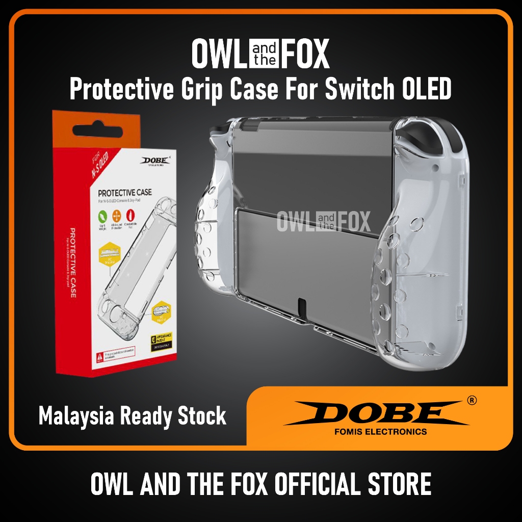 DOBE Nintendo Switch OLED Crystal Case Joy Con Case With Grip OLED Case ...