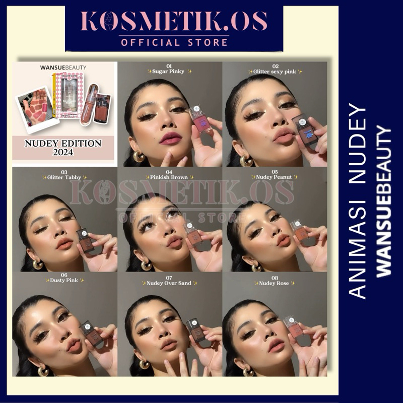 [𝗩𝗜𝗥𝗔𝗟 𝟮𝟬𝟮𝟰]𝗖𝗢𝗗 WANSUE BEAUTY LIPMATTE EDISI ANIMASI NUDEY COMEBACK ...