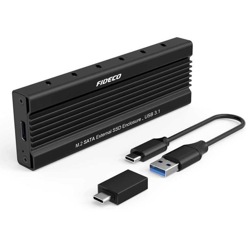 FIDECO M203CP USB 3.1 GEN 2 10GBPS M.2 NVME SSD CASING ENCLOSURE W ...