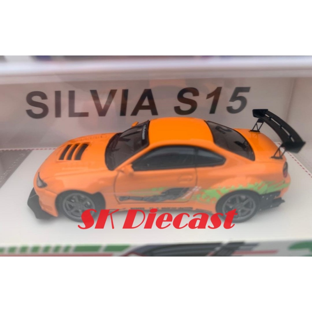 𝐅𝐨𝐜𝐚𝐥 𝐇𝐨𝐫𝐢𝐳𝐨𝐧 1/64 Pandem Silvia S15, FnF Orange | Shopee Malaysia