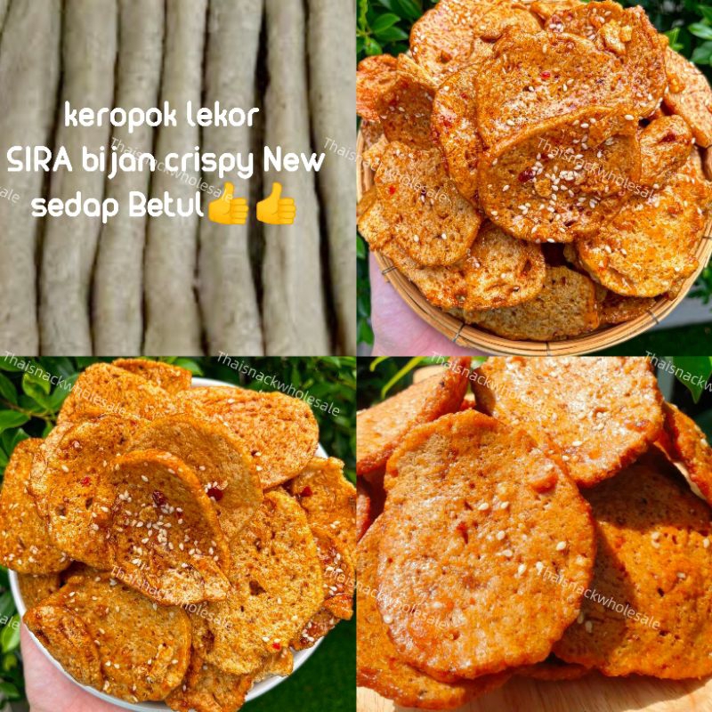 Thailand| keropok Lekor Sira Bijan Crispy Sedap sangat👍 | Shopee Malaysia