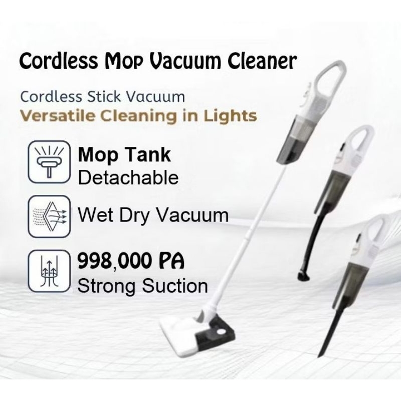 Vacuum Mop Vacuum Cleaner Cordless Wireless Kereta Vacuum | Shopee Malaysia