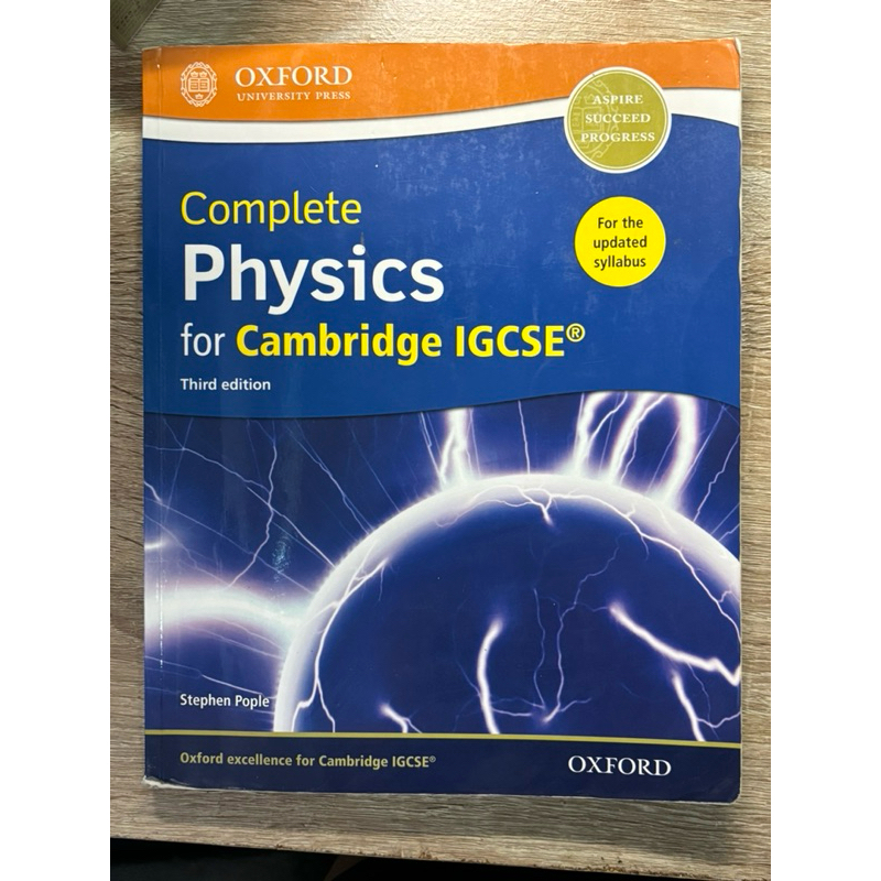[Second hand] Cambridge IGCSE Physics textbook Third edition | Shopee ...