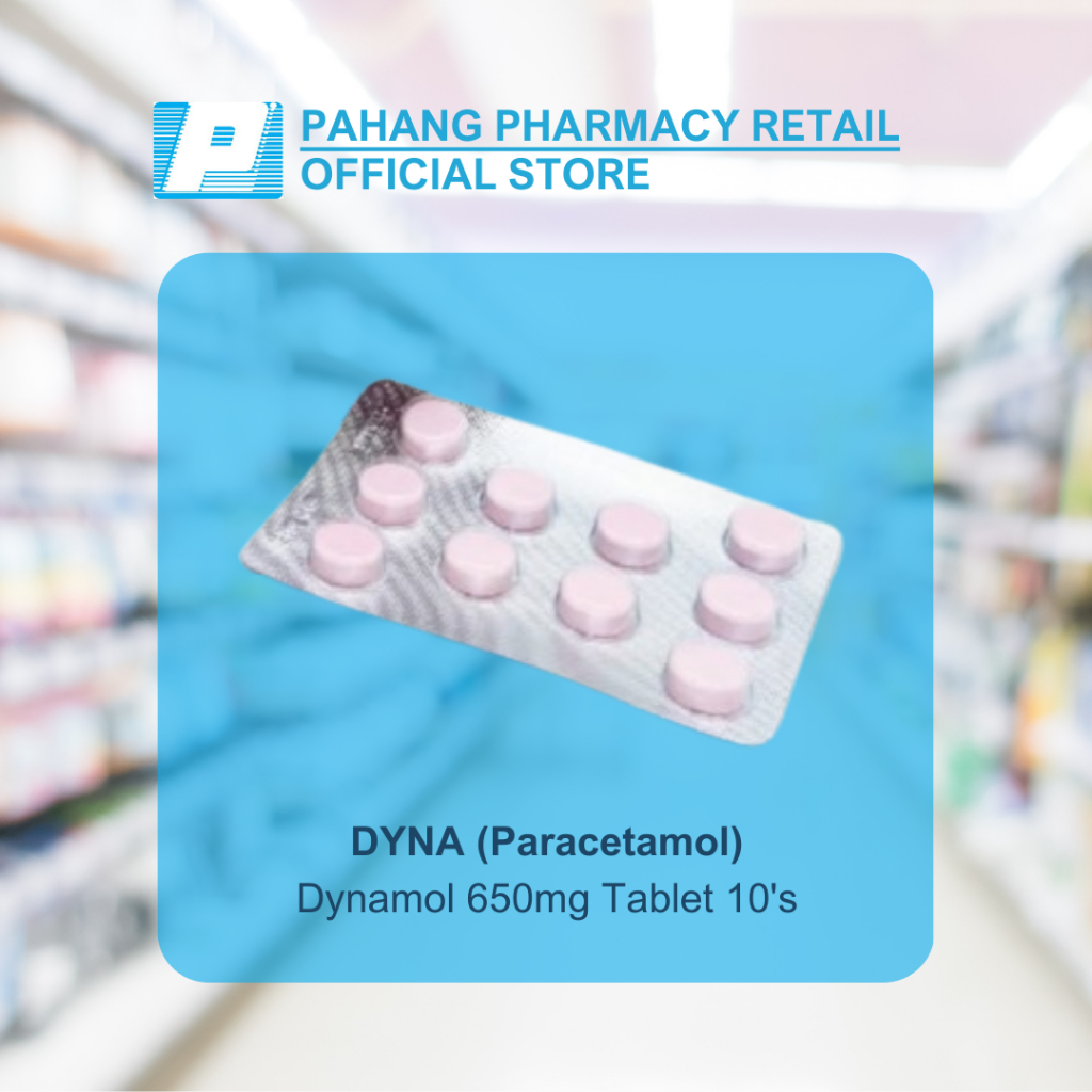 DYNA Dynamol 650mg Tablet 10's -(Paracetamol) | Shopee Malaysia