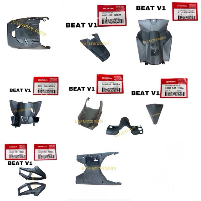 HONDA BEAT V1 BODY COVER INNER 10PCS SET ORIGINAL | Shopee Malaysia