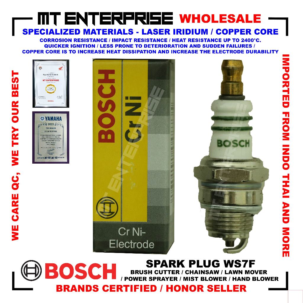 BUY 10 FREE 1 - Bosch Ori Spark Plug WS7F - 1 pc | Shopee Malaysia