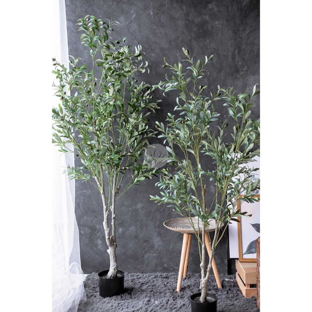 CNY Sales KONKI Artificial Plant Olive Tree Premium Quality Home ...