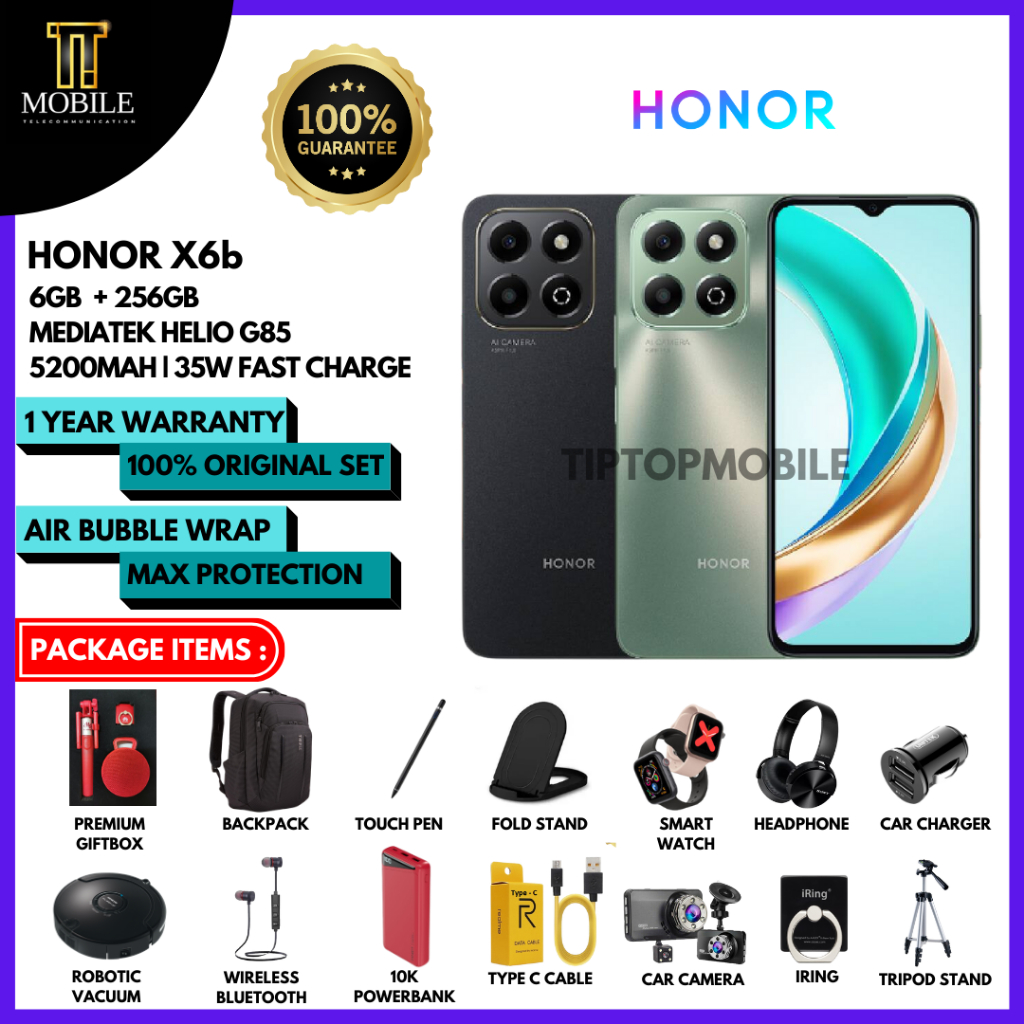 [NEW] Honor X6b ( RAM 6GB | ROM 256GB ) Original Honor Malaysia ...