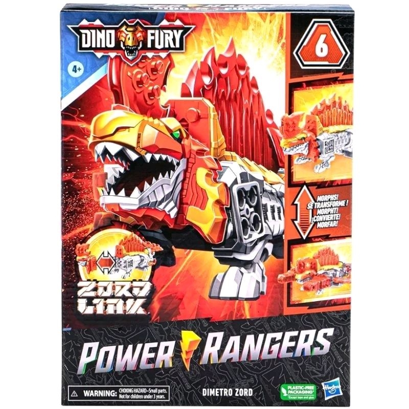 Power Rangers Dino Fury T-Rex Champion Dimetro Mosa Zord Link | Shopee ...