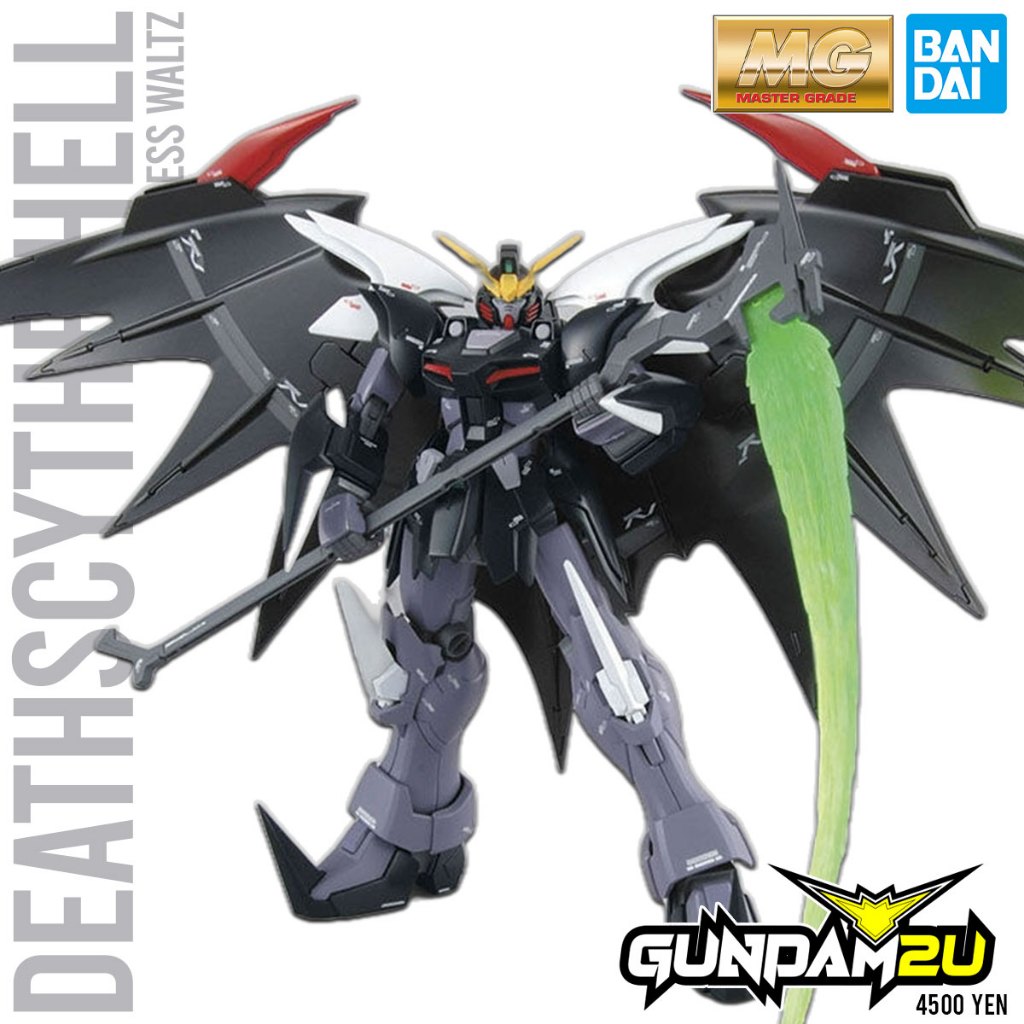 BANDAI MG 1/100 Gundam Deathscythe Hell EW - Master Grade Gundam Wing ...