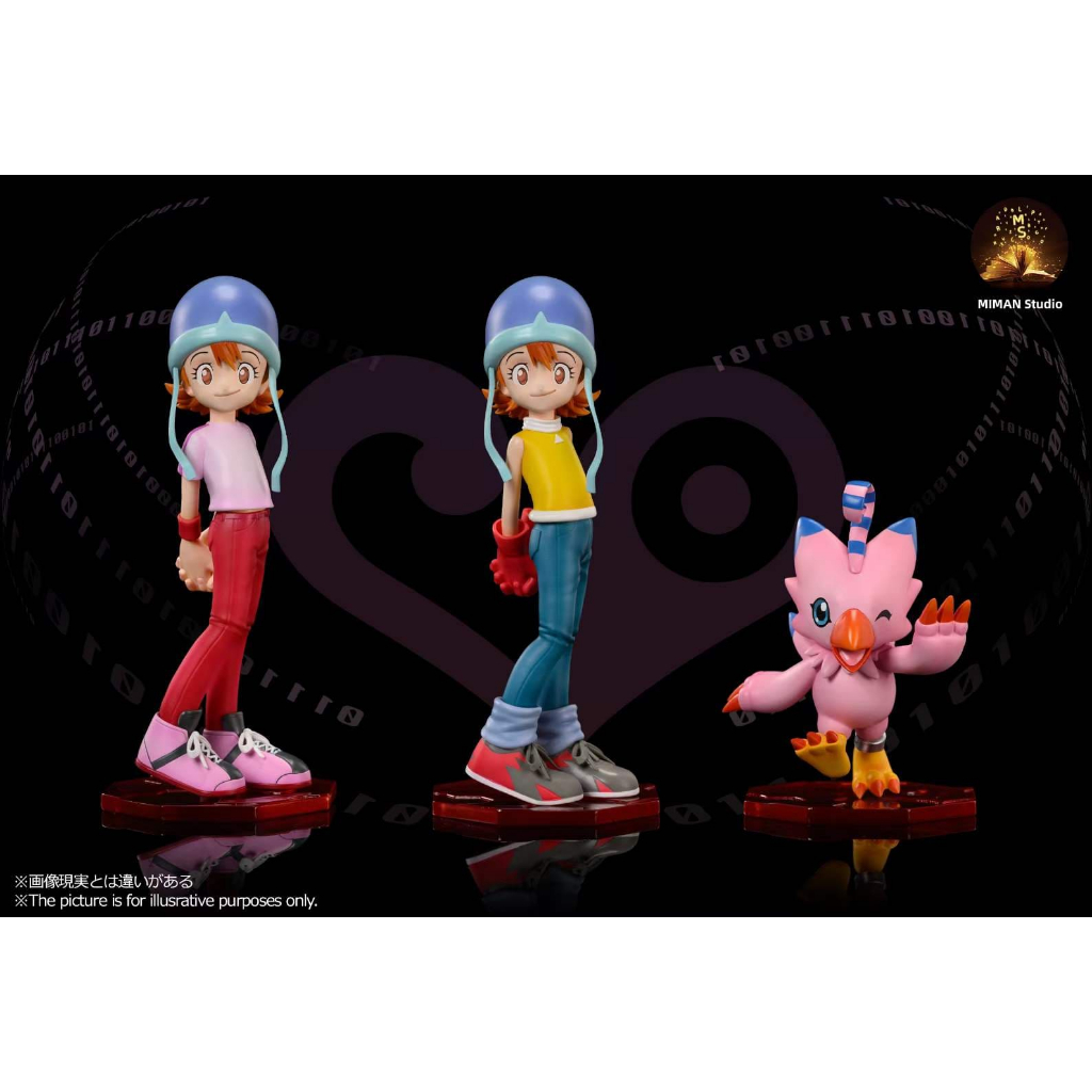 Miman Studio - Digimon - Sora Takenouchi & Biyomon Resin Statue GK ...