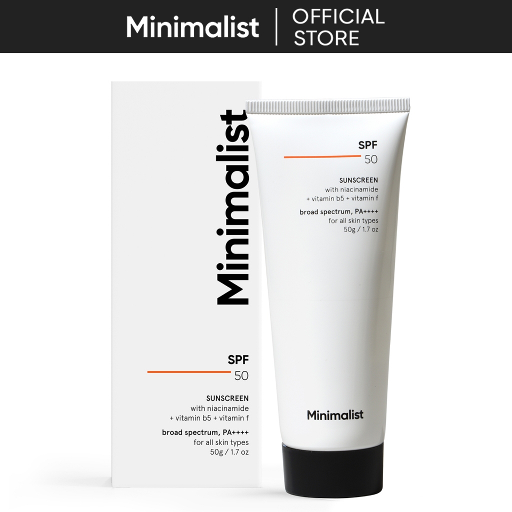 Minimalist Multivitamin SPF 50 PA++++ Sunscreen | With Niacinamide ...