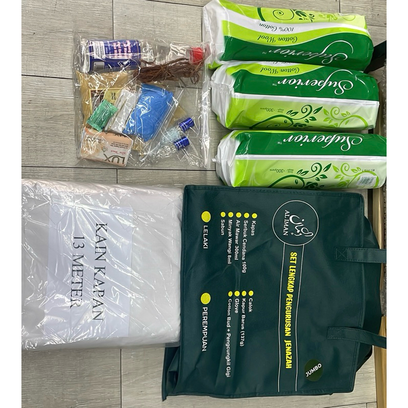set pengurusan jenazah bersaiz besar | Shopee Malaysia