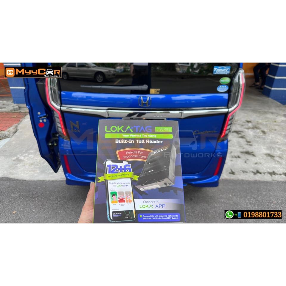 Lokatag J Series - Honda N-Box Built-in Toll Reader RECON Car ETC ...
