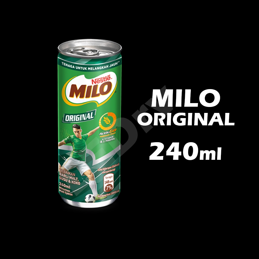 Milo Original 300ml soft drink Flavour coke tin can chocolate cold ...