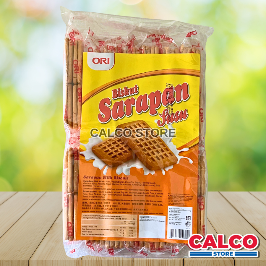 490g (35g x 14pcs) ORI Brand Biskut Sarapan Susu Sarapan Milk Biscuit Halal | Shopee Malaysia