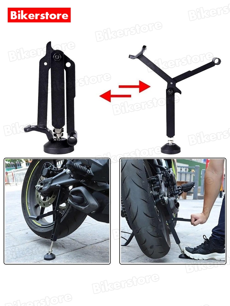Motorcycle Paddock Stand Lipat Pocket Foldable Single Side Rear Wheel ...