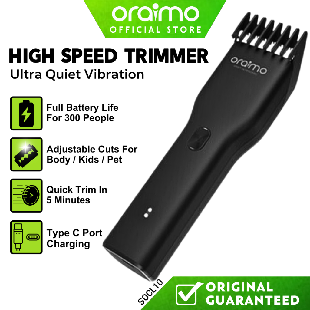 ORAIMO Hair Clippers Cutter Machine Rechargeable Electric Wireless ...