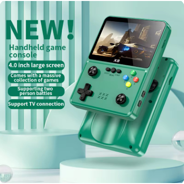X8 Game Console Retro Video Game Console 4 Inch IPS Screen Handheld ...
