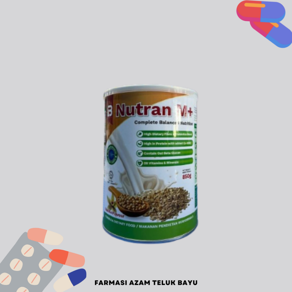 Nutran M+ Adult Complete Balanced Nutrition Diabetes Specific Formula ...