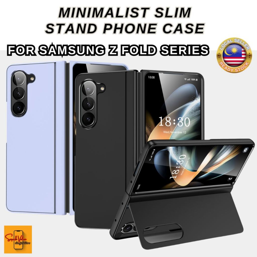 Hybrid Slim Stand Phone Case for Samsung Galaxy Z Fold 6 fold6 ...