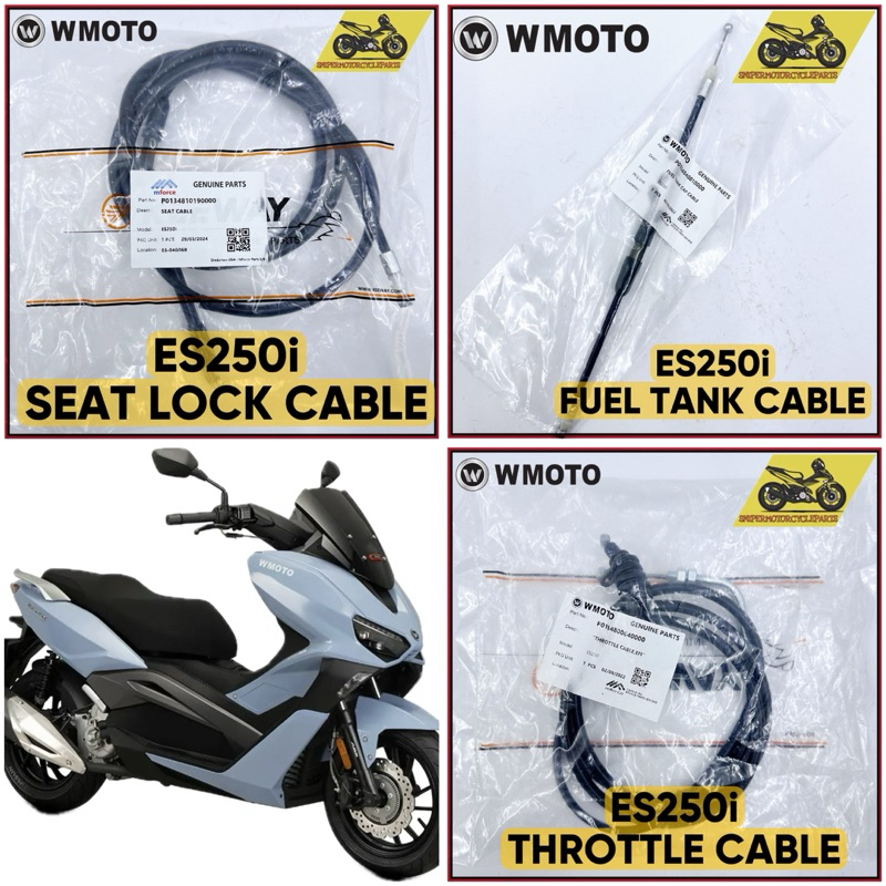 [100% ORI] ES250 ES250i ES THROTTLE CABLE SEAT LOCK CABLE FUEL TANK ...