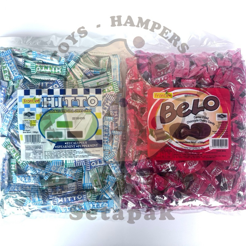 FRONTIER HITTO DOUBLE LAYER COOL 900G / BELO CENTER FILLED CHOCOLATE ...