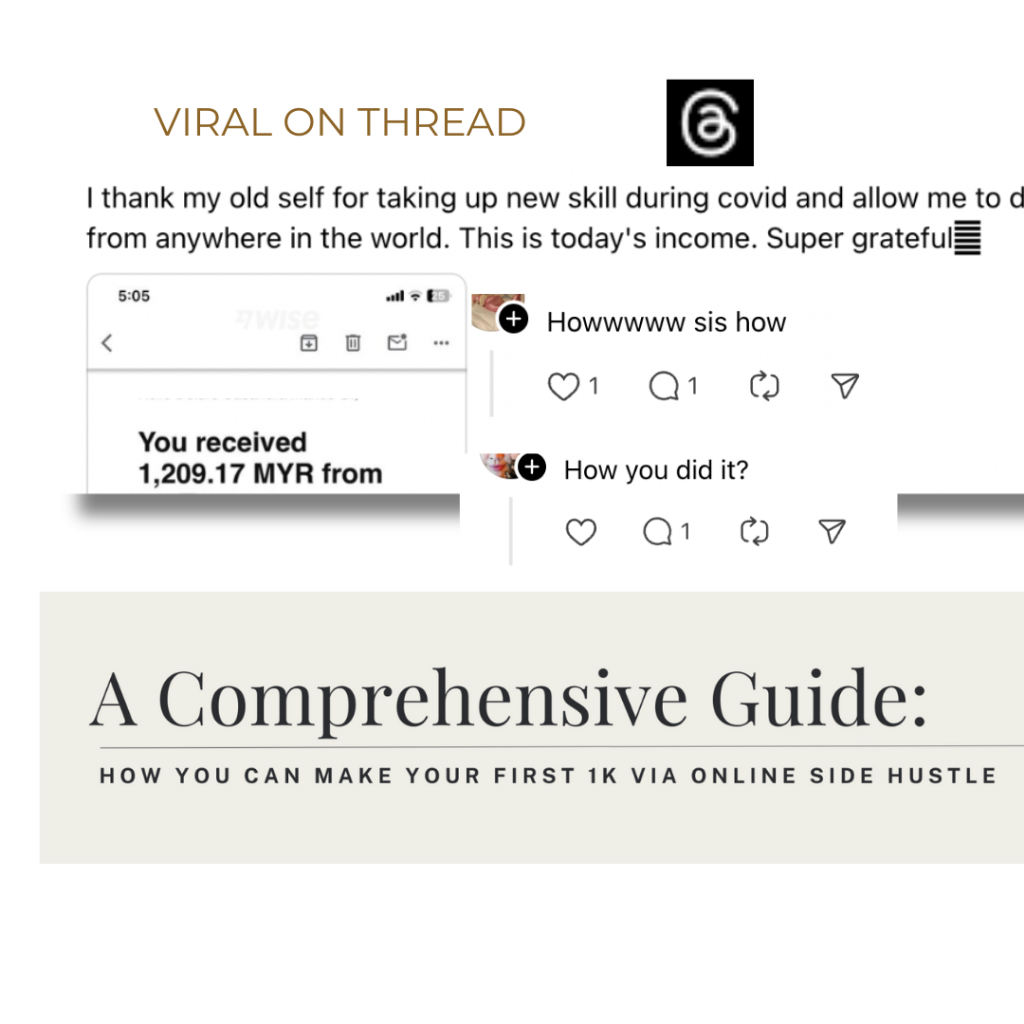 A Comprehensive Guide: How You Can Make Your First RM1000 via ONLINE Side Hustle | Shopee Malaysia