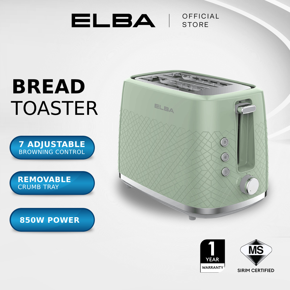(NEW) Elba FORESTA Series Toaster - Green (850W) ET-Q2785(GN) | Shopee ...
