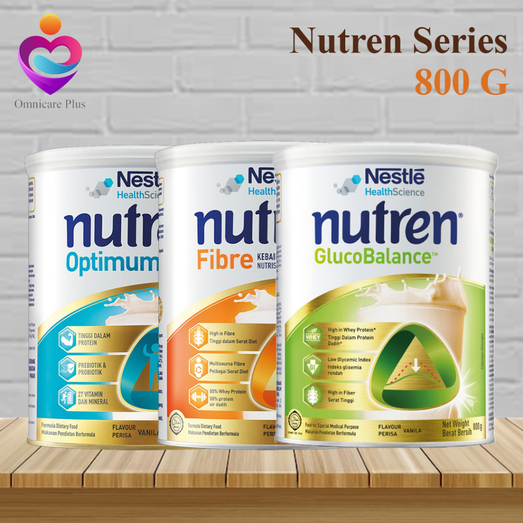 Nutren Optimum Active Adult Complete Nutrition / GlucoBalance / Fibre Complete Nutrition (400G ...