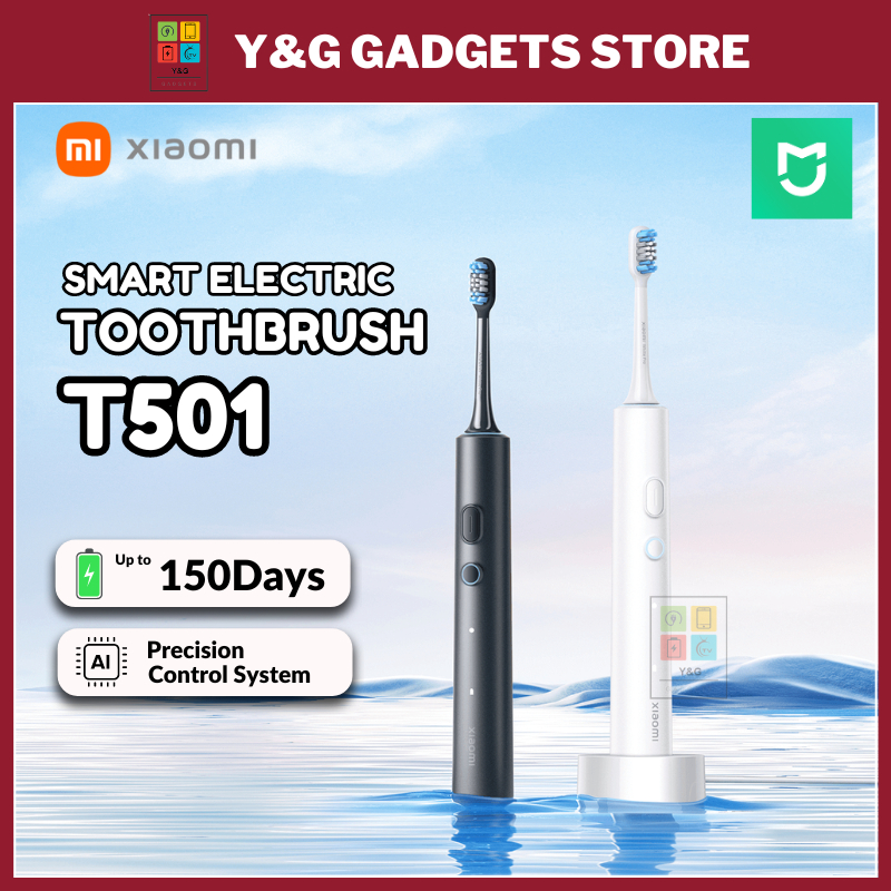 Xiaomi Smart Electric Toothbrush T501 | Efficient cleaning & whitening | 150-day long battery ...