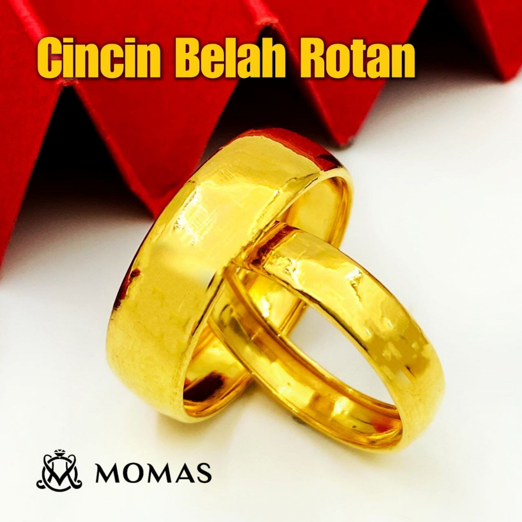 Cincin Belah Rotan Emas 916 Tulen Cincin Emas 916 Original Cincin Emas ...