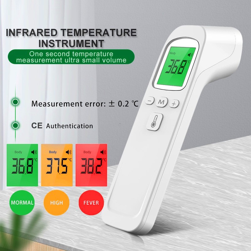 Digital Forehead Non Contact Thermometer Adults Kids No Touch Fever ...