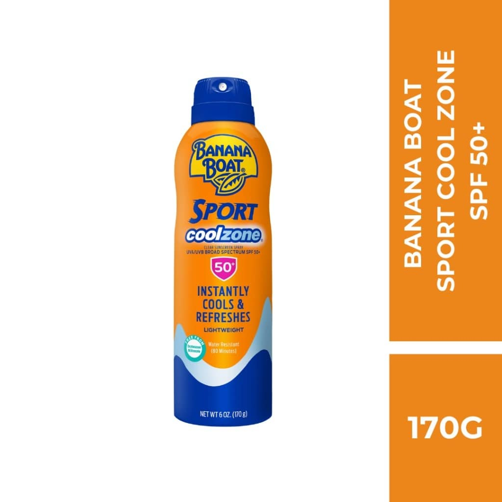 BANANA BOAT SPORT COOL ZONE SUNSCREEN SPRAY 170 g | Shopee Malaysia